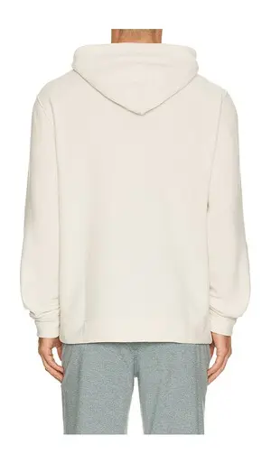 Vuori Beach Fleece Pullover Hoodie In Cream