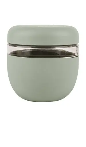 W & P Glass Seal Tight Bowl 24oz In Green - Sage