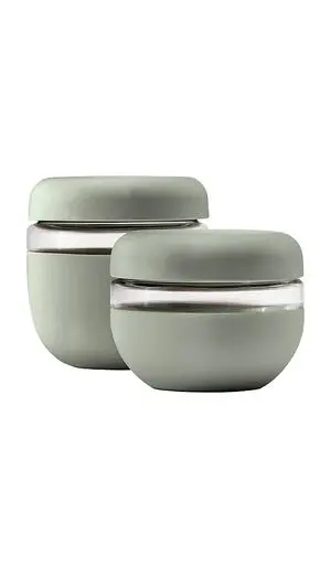 W & P Glass Seal Tight Bowl 24oz In Green