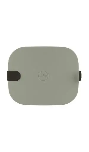 W & P Plastic Bento Box In Green