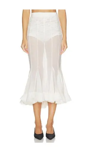 V. CHAPMAN X Kristopher Brock Zapillo Skirt & Short In White