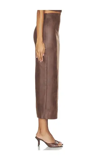 NIA Elodie Skirt In Chocolate