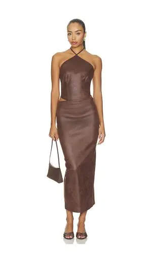 NIA Penrose Top In Chocolate