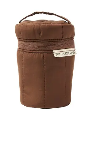 FLAT LAY LONDON Standing Makeup Brush Case - Espresso