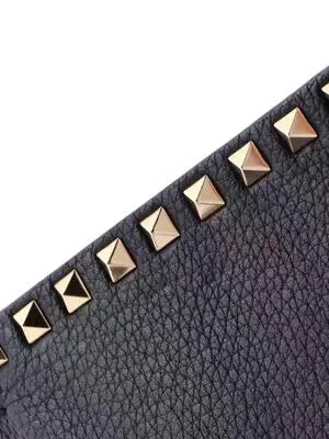 Valentino Garavani Rockstud Front Handle Flap Bag Leather Small Crossbody Bag