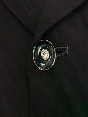 Comme Des Garçons Embellished-button Blazer