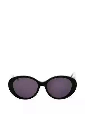 Anne Klein Round-frame Sunglasses - Black