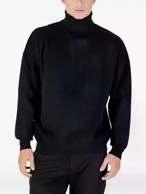 ANTONY MORATO Roll-neck Drop-shoulder Sweater - Black