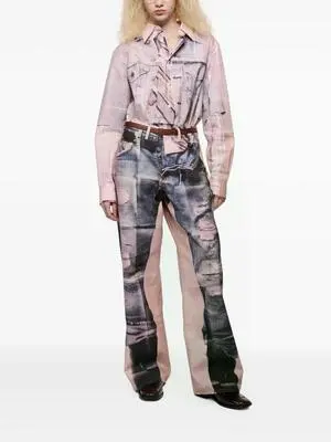 Acne Studios Trompe L'oeil Print Trousers