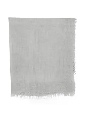 Faliero Sarti Frayed-edge Scarf - Grey