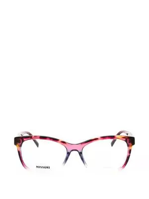 Missoni Tortoiseshell-effect Square-frame Glasses - Pink