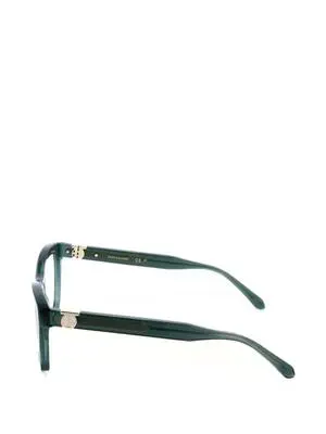 FERRAGAMO Gancini-detail Rectangle-frame Glasses