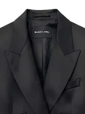 RUNDHOLZ BLACK LABEL Double-breasted Peak-lapel Blazer - Black