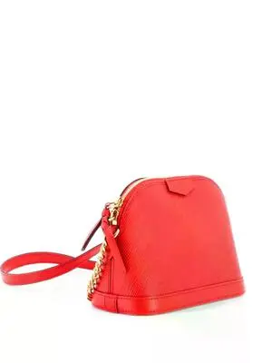 LOUIS VUITTON Alma Chain Handbag Epi Leather Mini Crossbody Bag