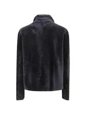 ARMA Emy Shearling-texture Button-up Jacket