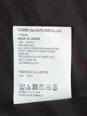 Comme Des Garçons Peter Pan-collar Cotton Shirt