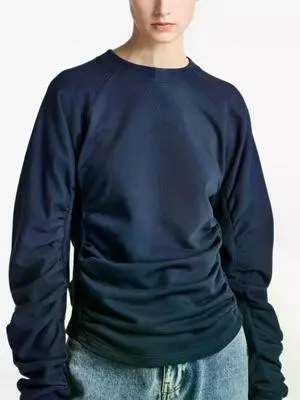JW Anderson Ruched Raglan-sleeve Sweatshirt
