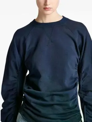 JW Anderson Ruched Raglan-sleeve Sweatshirt