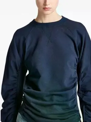 JW Anderson Ruched Raglan-sleeve Sweatshirt