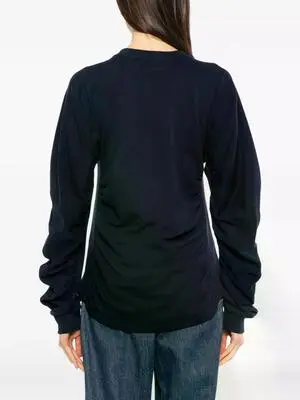 JW Anderson Ruched Sweatshirt - Blue