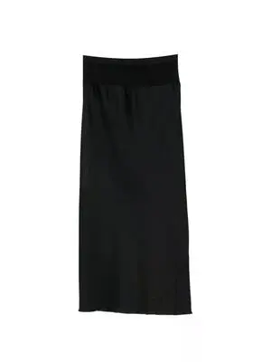 Rick Owens Knee Bias Skirt - Black