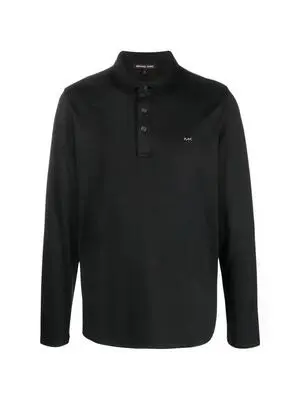 Michael Kors Long-sleeve Polo Shirt