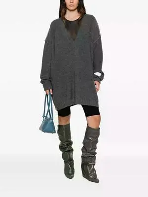 MAISON MARGIELA Oversized V-neck Sweater