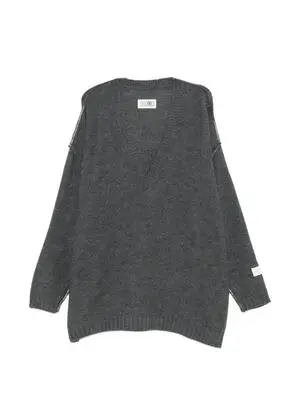 MAISON MARGIELA Oversized V-neck Sweater