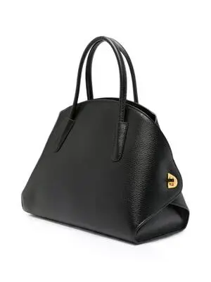 COCCINELLE Grained Leather Tote Bag