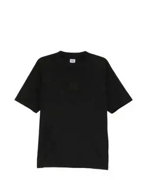 C.P. COMPANY Logo-patch T-shirt - Black