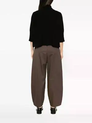 VELA SHOP Ribbed-knit High-neck Sweater