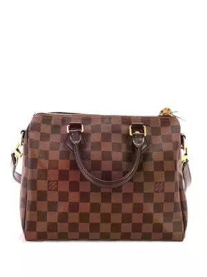 LOUIS VUITTON Speedy Bandouliere Bag Damier 25 Satchel - Brown