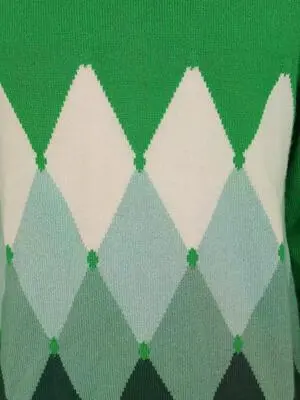 BALLANTYNE Argyle-knit Cashmere Sweater