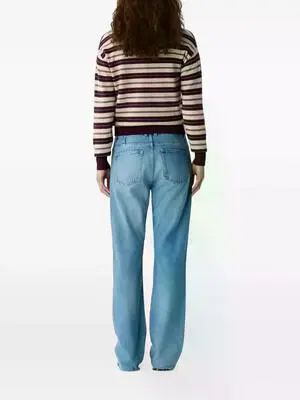 Guest In Residence Striped Polo Sweater