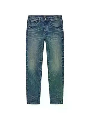 PURPLE BRAND P005 Faded Whiskered Jeans
