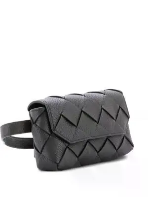 Bottega Veneta Diago Maxi Intrecciato Leather Belt Bag - Green