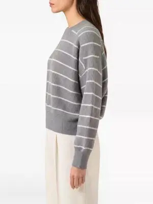 Brunello Cucinelli Striped Crew-neck Sweater