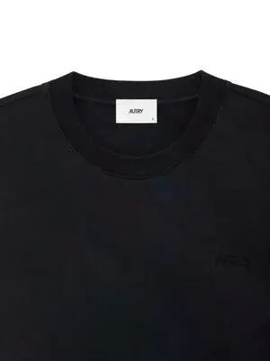 AUTRY Logo-embroidered Cotton T-shirt