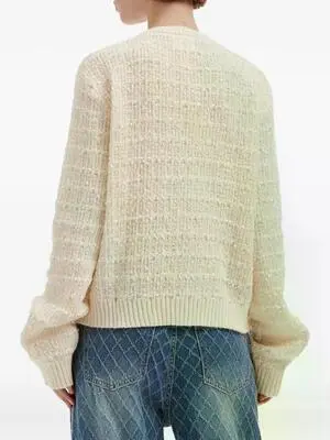 B+AB Sequin-embellished Bouclé Cardigan