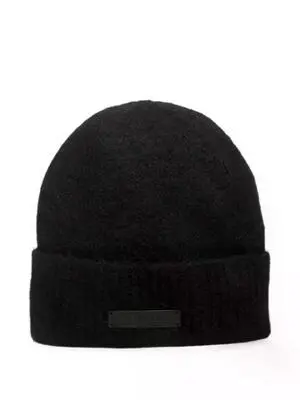 REPRESENT Vandal Logo-plaque Beanie Hat - Black