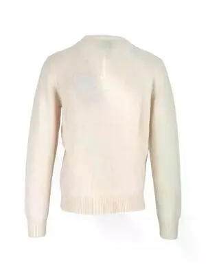 MC2 SAINT BARTH X Snoopy-intarsia Lurex-knit Sweater - Neutrals