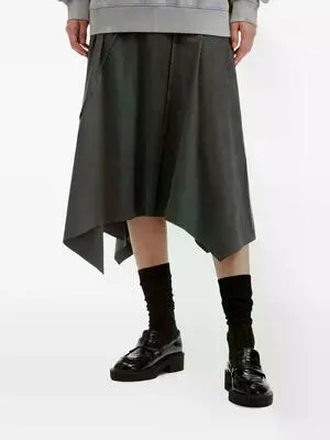 B+AB Asymmetric Panelled Midi Skirt