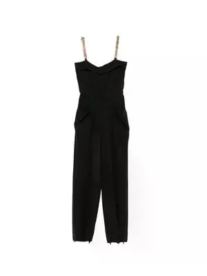 MITILIANE COUTURE Chain-strap Jumpsuit - Black