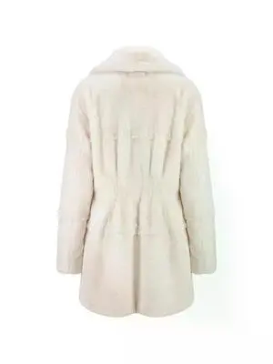 Ermanno Scervino Faux-fur Notched-lapel Coat