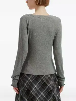 B+AB Knot-detail Long-sleeve Top