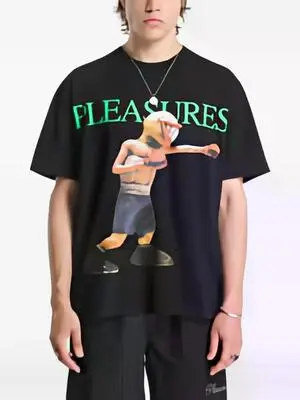 PLEASURES Animals Graphic-print T-shirt - Black