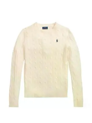 Polo Ralph Lauren Cable-knit Logo-embroidered Sweater