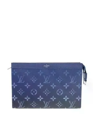 LOUIS VUITTON 2021-2026 Monogram Gradient Gaston Wearable Wallet Crossbody Bag - Blue
