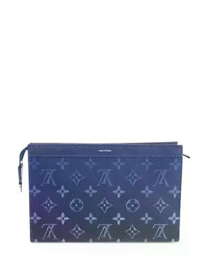 LOUIS VUITTON 2021-2026 Monogram Gradient Gaston Wearable Wallet Crossbody Bag - Blue