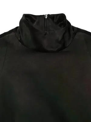 DARKPARK Satin High-neck Top